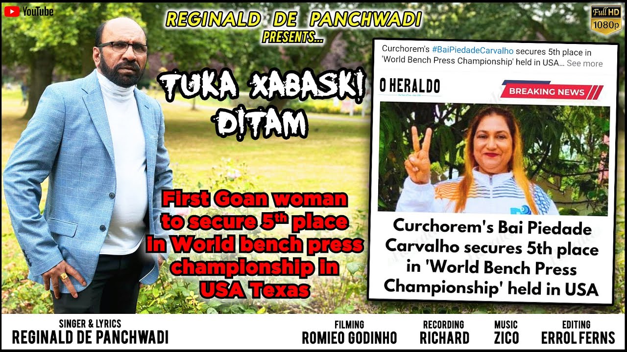 TUKA XABASKI DITAM | Singer & Lyrics: Reginald De Panchwadi - YouTube