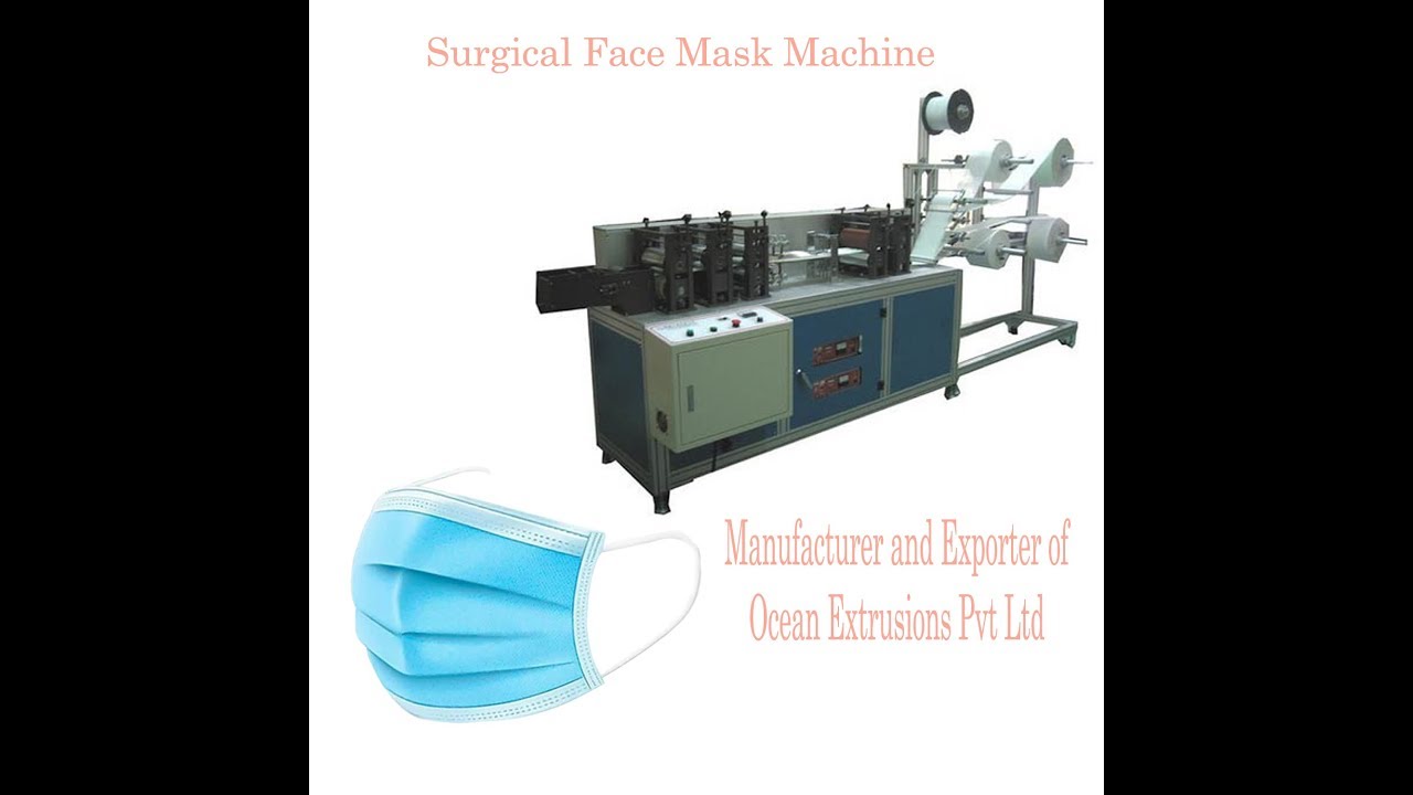 Surgical Face Mask Machine - YouTube