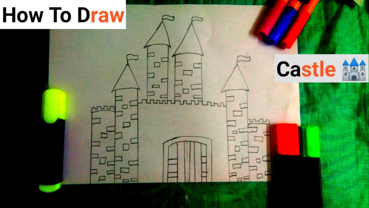 How to make a @castle drawing!! - YouTube