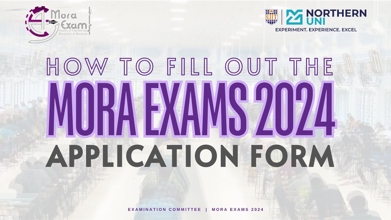 How to Fill Out the Mora Exams 2024 Application Form | Step-by-Step Guide - YouTube
