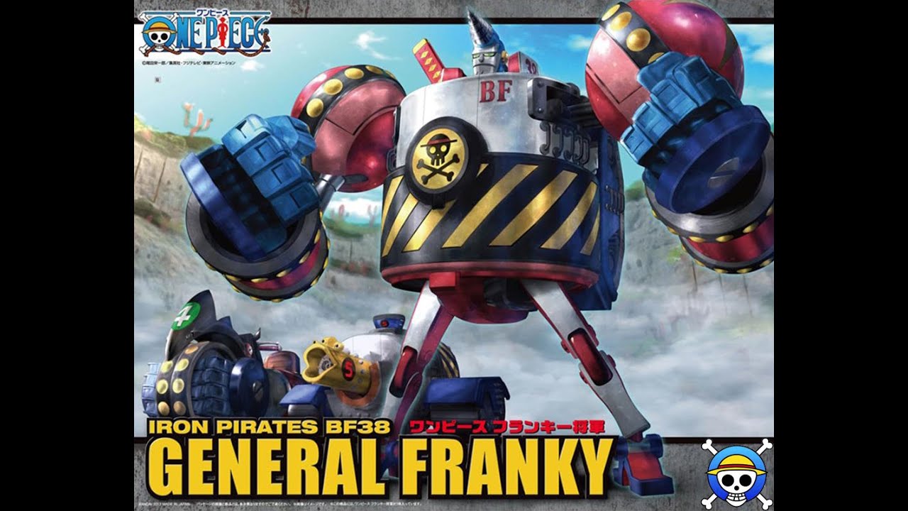 One Piece General Franky Papercraft - #1 Testa-Head - YouTube