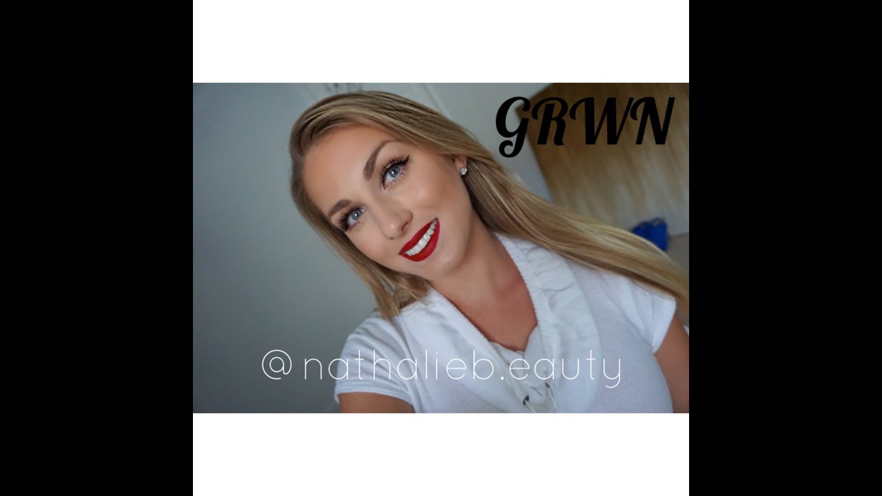 Grwm Red Lips And Winged Liner Youtube