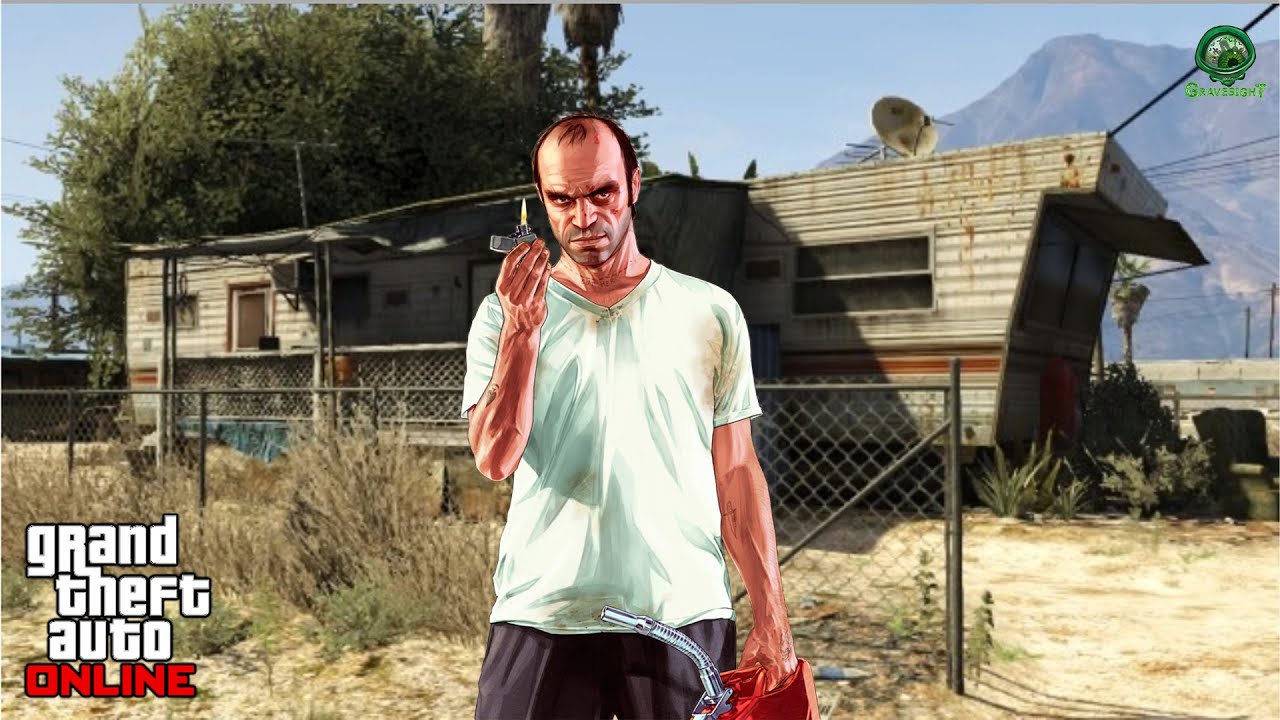 How To Get Inside Trevor's Trailer | GTA Online 1.61 - YouTube