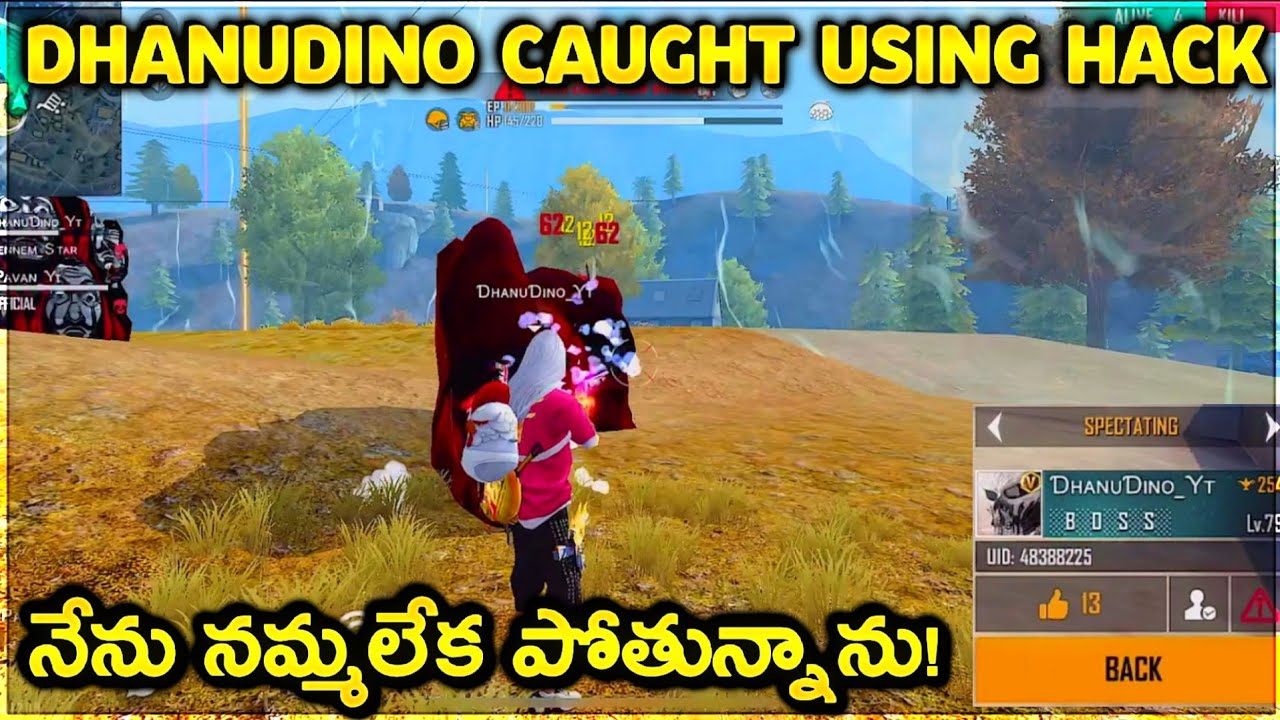 Dhanudino caught using hack - dhanudino killing top pro players with ...