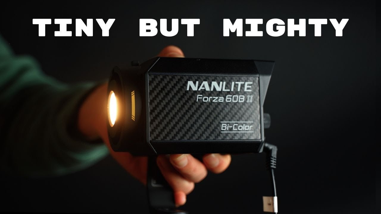 Tiny but Mighty LED Light Nanlite Forza 60B II - YouTube