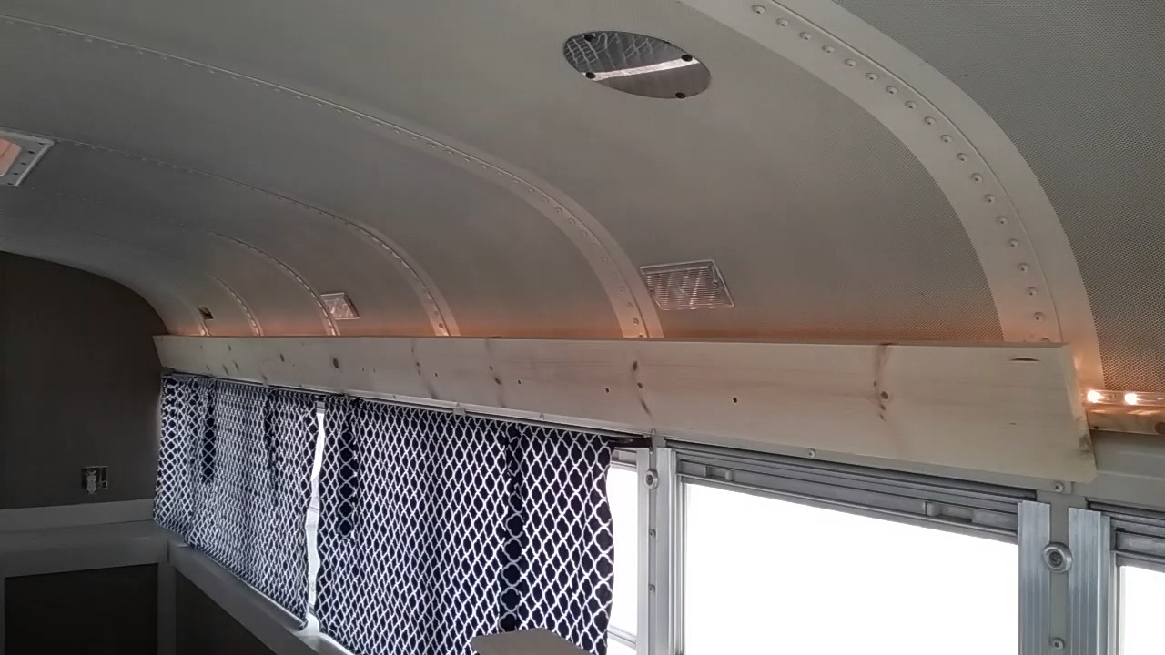 School bus tiny house LED mood lighting. - YouTube