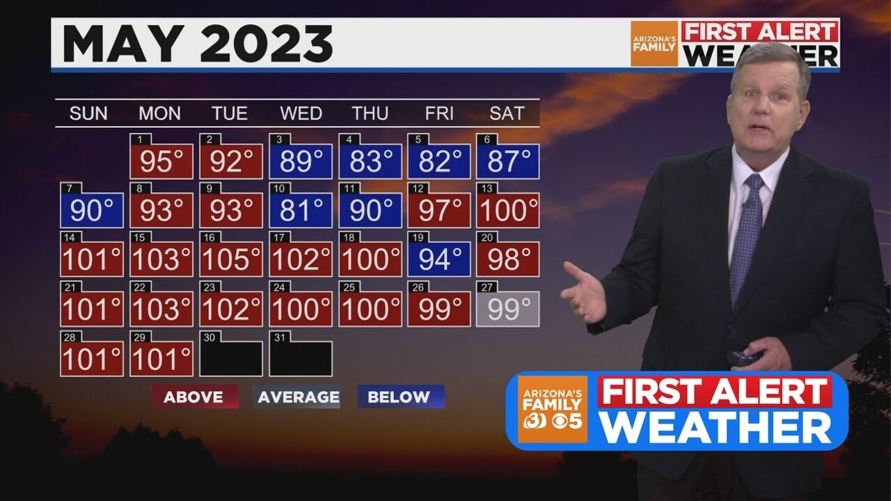 AZFamily First Alert Weather 9PM Update for Monday, 5/29/23 - YouTube