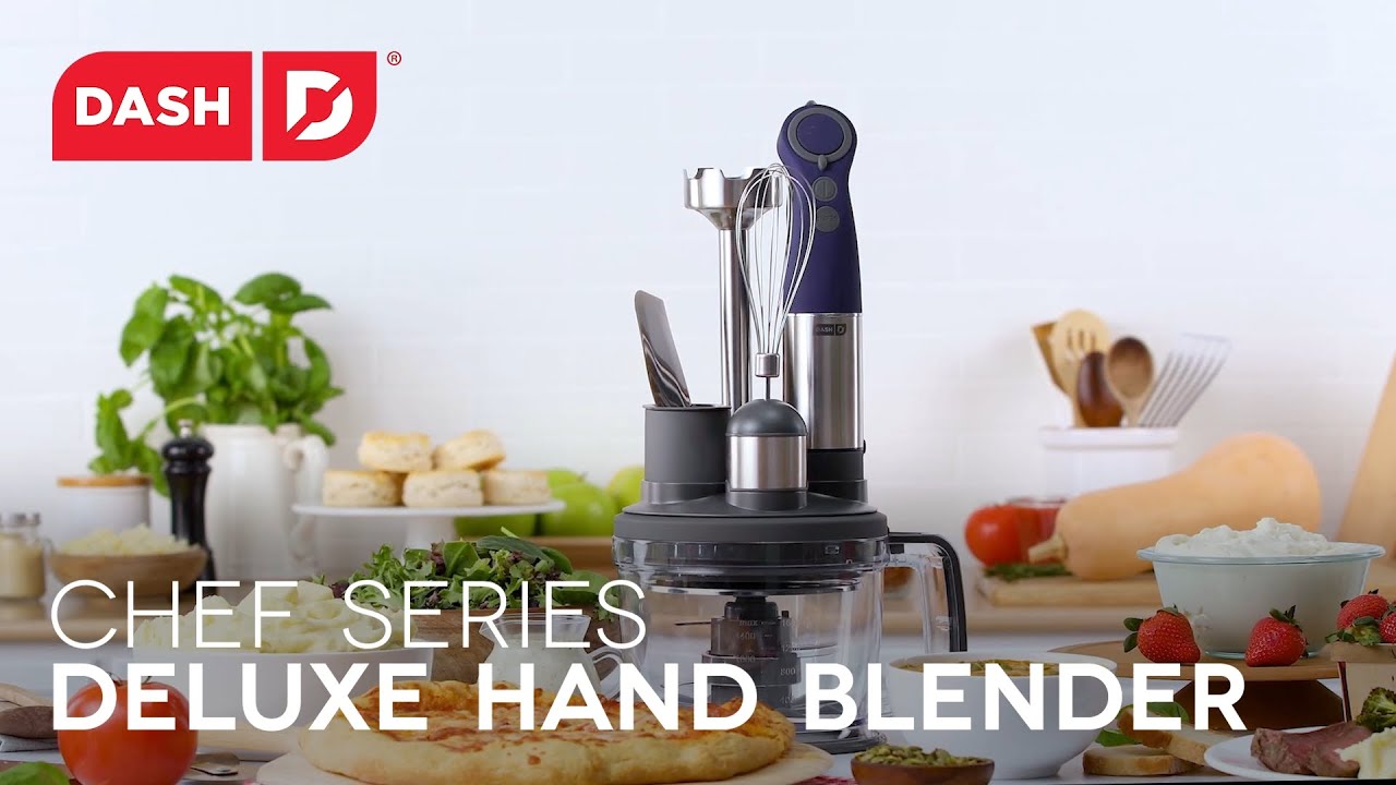 Dash Chef Series Deluxe Hand Blender - YouTube
