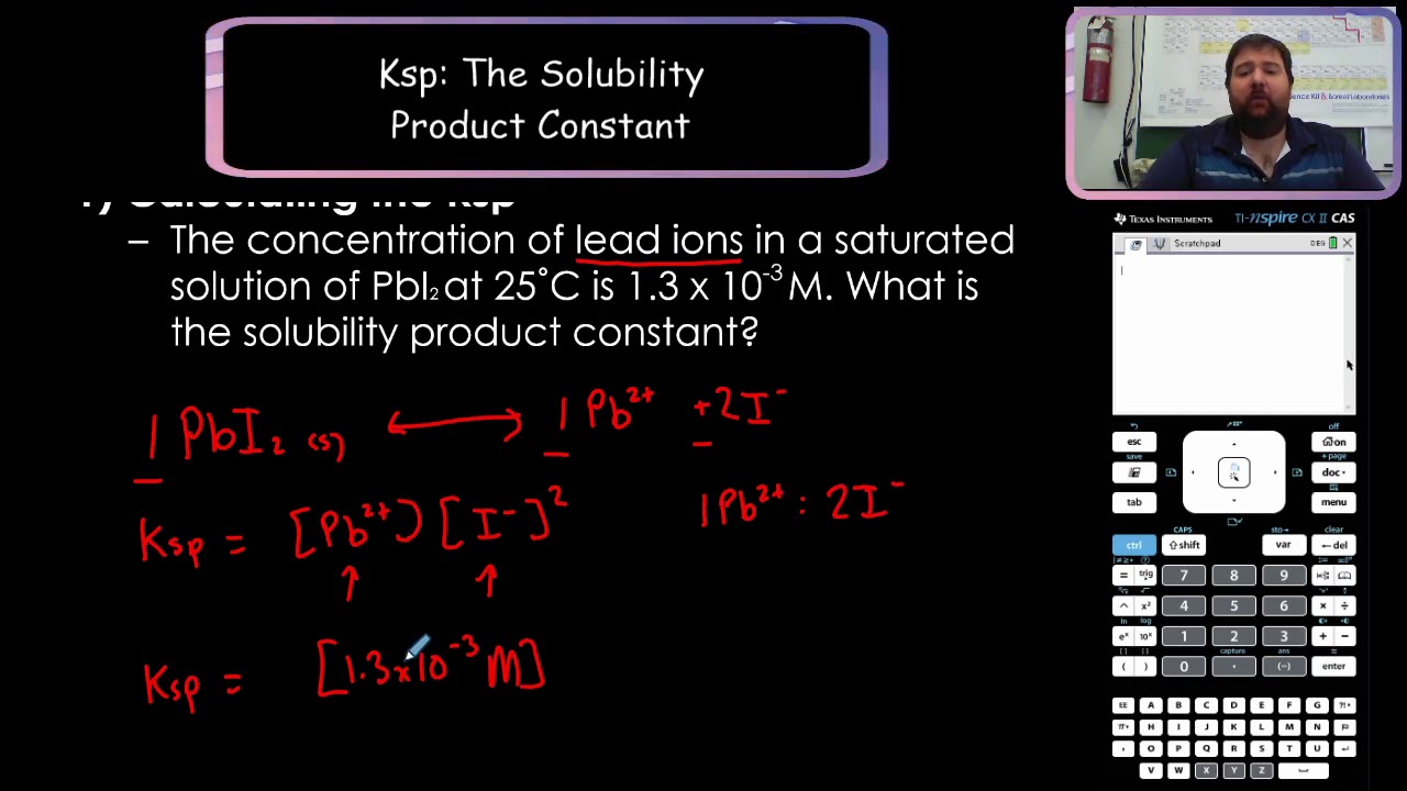 Ksp - The Solubility Product Constant - YouTube