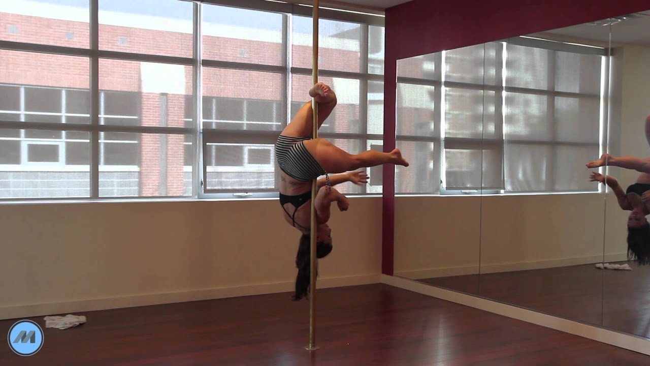 Pole Dance tutorial - Jade - YouTube