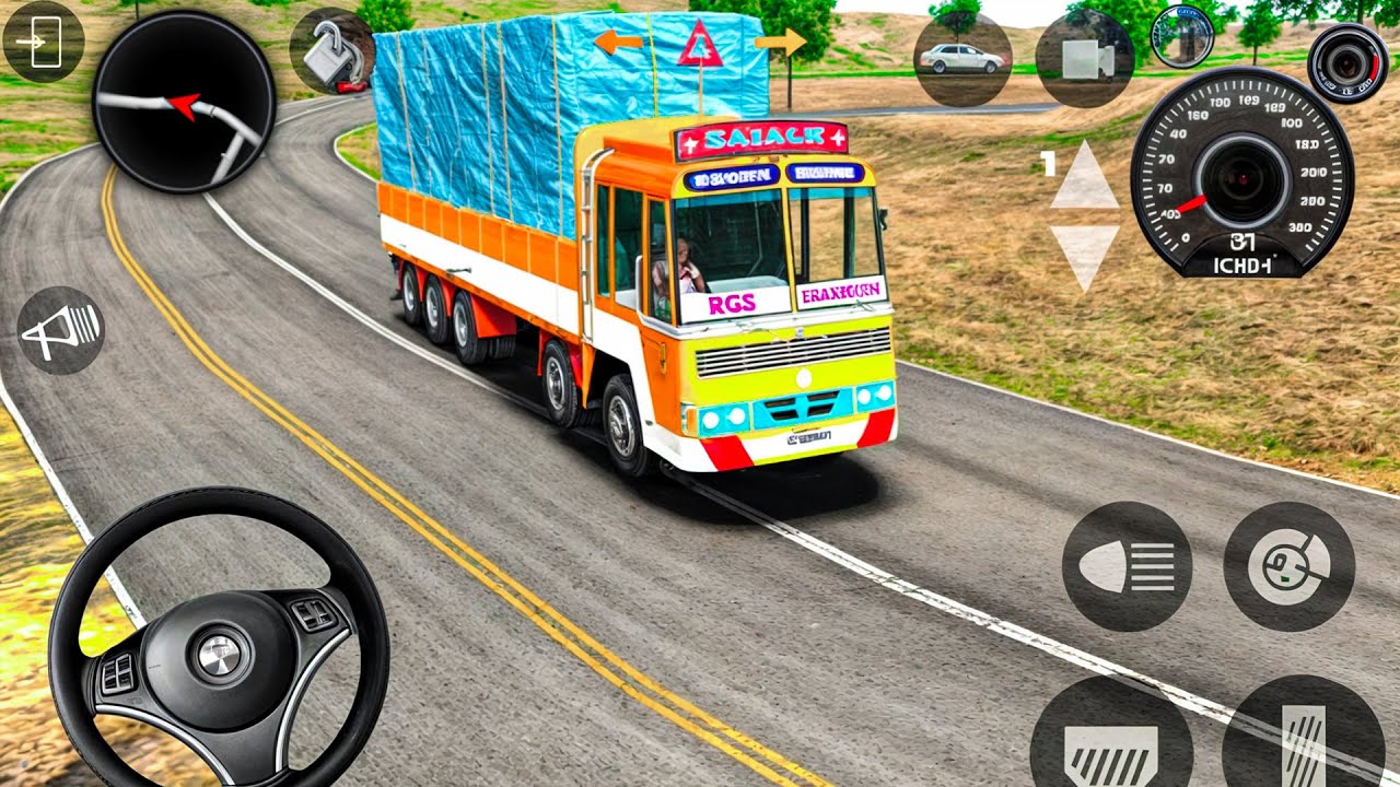 Truck Simulator 3D 2025: Indian cargo truck driving | Truck game android gameplay - YouTube
