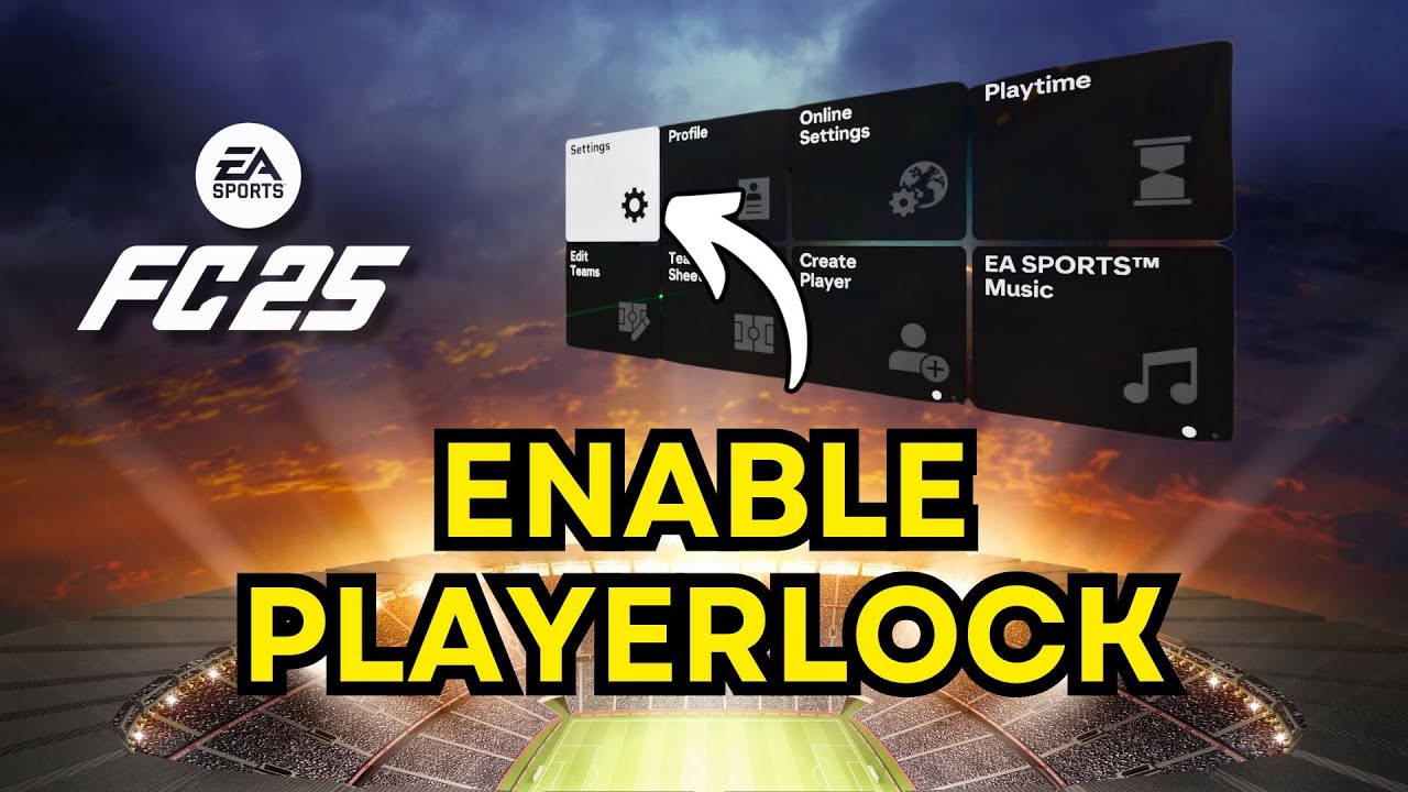 How to Enable Player Lock in EA FC 25 - YouTube