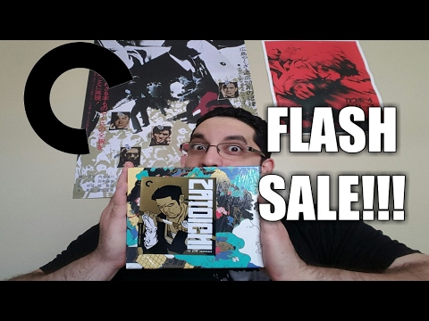 Zatoichi : the Blind Swordsman  Blu Ray Collectors Set Unboxing   Criterion Flash Sale Feb-Mar 2017