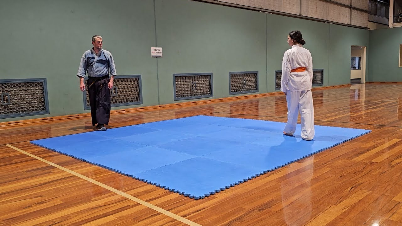 Shingetsu Muso Yanagi Ryu Jujutsu - Shoden - Tachiwaza 1-4 - YouTube