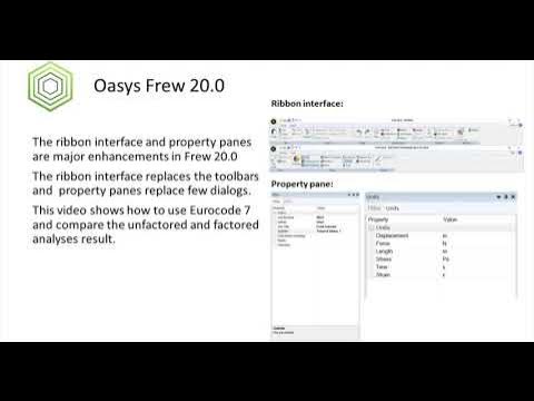 Oasys Frew Tutorial: Eurocode7 - YouTube
