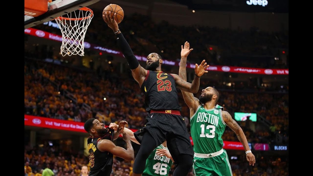 LeBron James vs Celtics (2018 ECF Game 4) - 44 Pts, 5 Rebs, 2 Stls, 17 ...