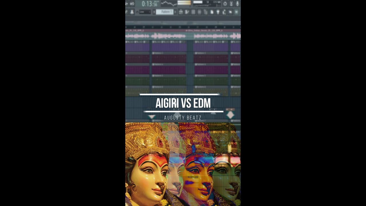 Shorts : Aigiri Vs EDM FL Studio Beat Making Video || Project File ...