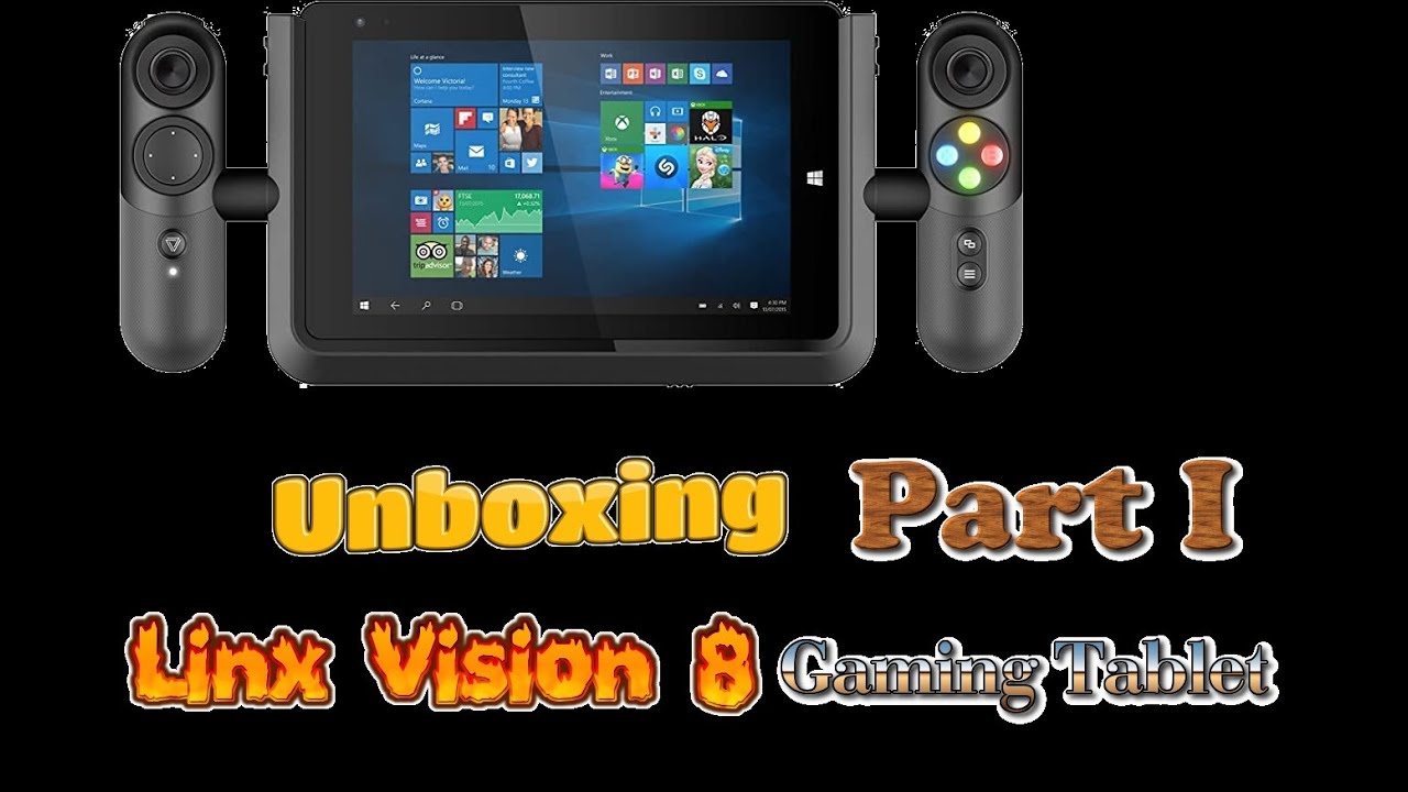Unboxing Linx Vision 8 Gaming Tablet (Part 1) - YouTube