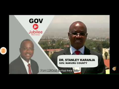 Nakuru Gubernatorial Aspirant with JUBILEE party Dr Stanley karanja ...