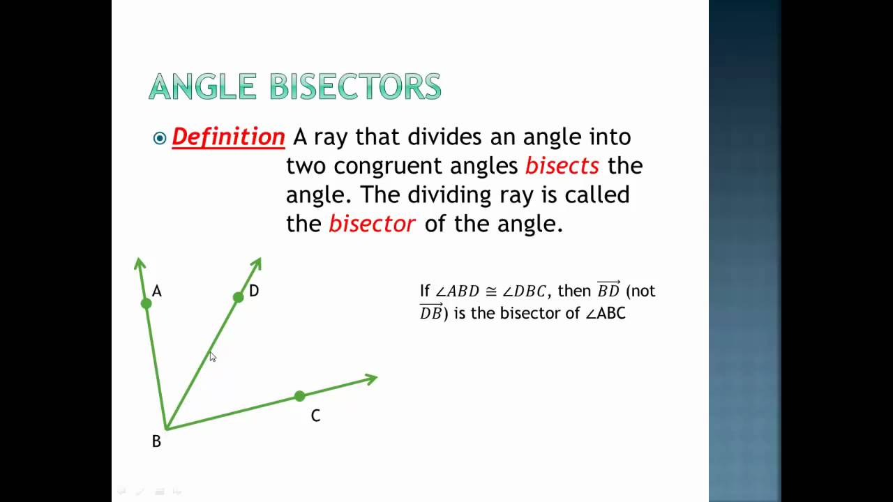 1.5 Division of segments and angles - YouTube