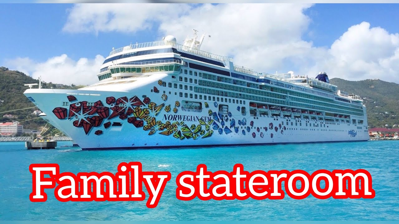 Norwegian Gem Inside Family Stateroom - YouTube