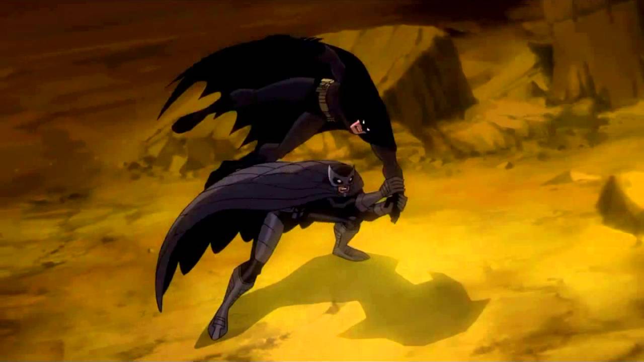Batman VS Owlman(full fight) - YouTube