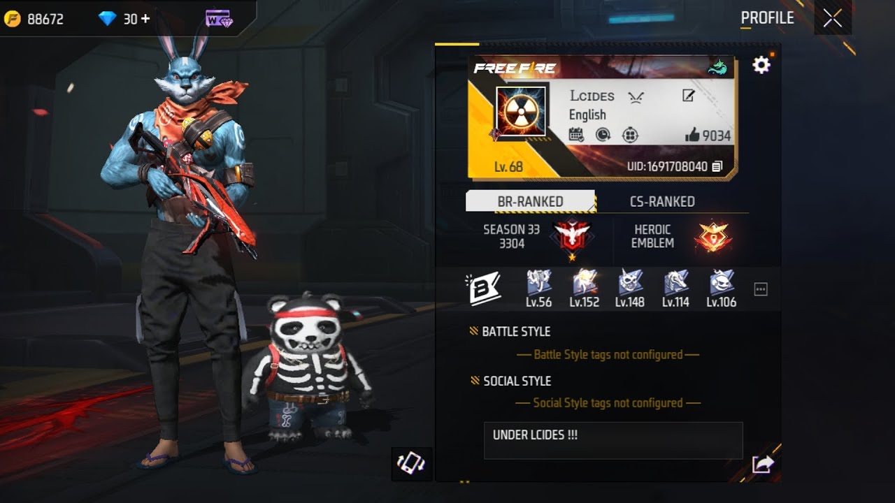 BUNNY BUNDLE RARE ID😱AND BUNNY MP40 PERMANENT💥cobra mp40 free fire - YouTube