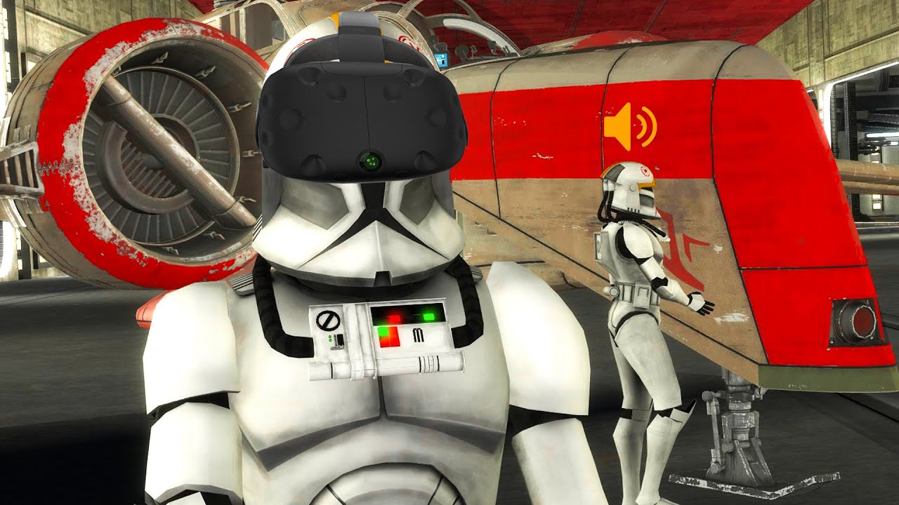 Becoming A Clone Pilot In VR - Gmod VR Star Wars RP - YouTube