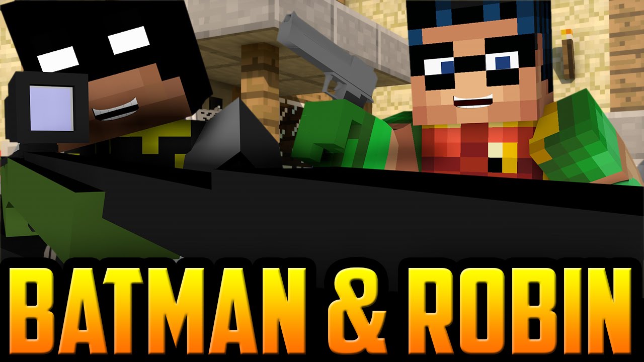 Minecraft: Batman and Robin Play First Person Shooter Simulator! - YouTube