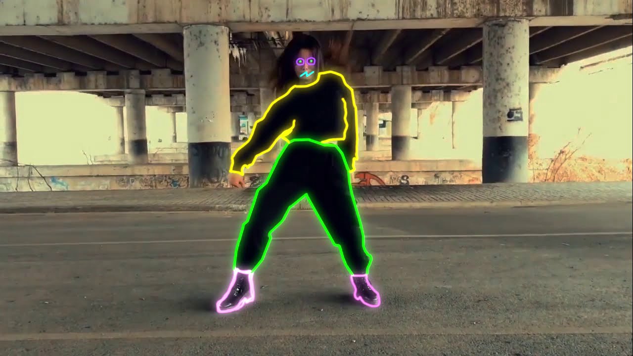 NEON DANCE GIRL - YouTube
