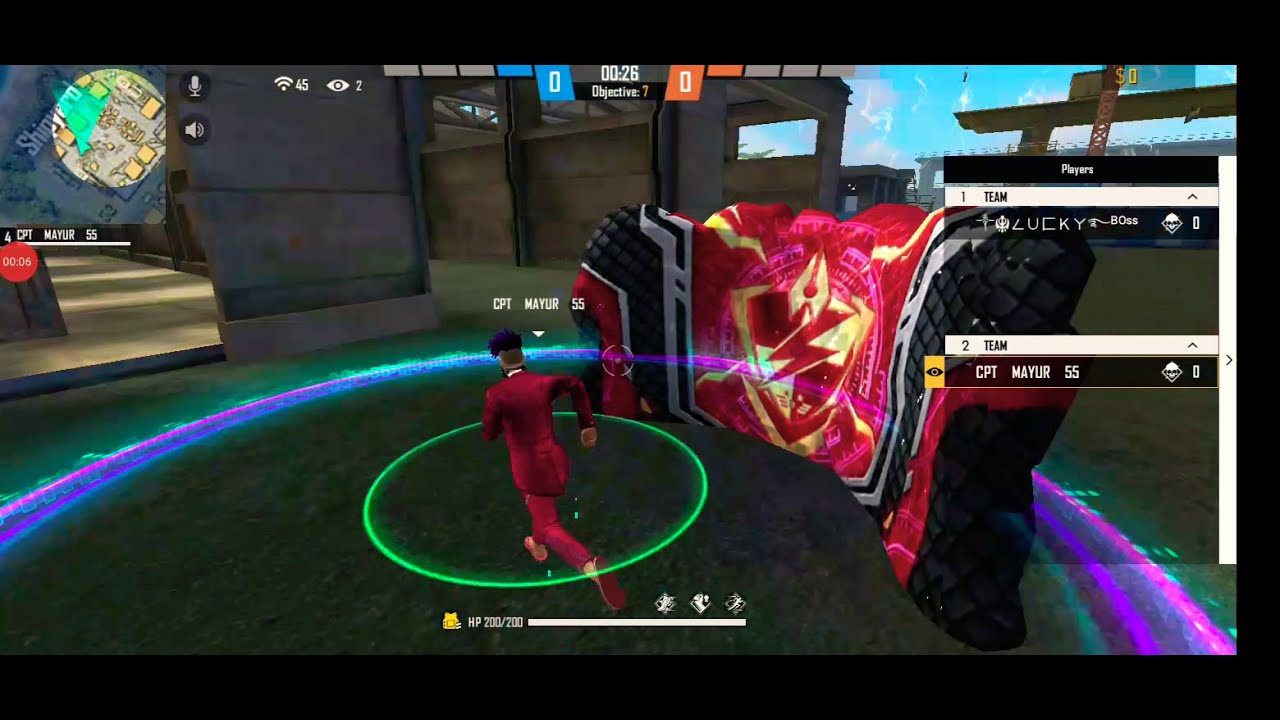 Custom free fire game playing video 1 v 1 best 2020 - YouTube