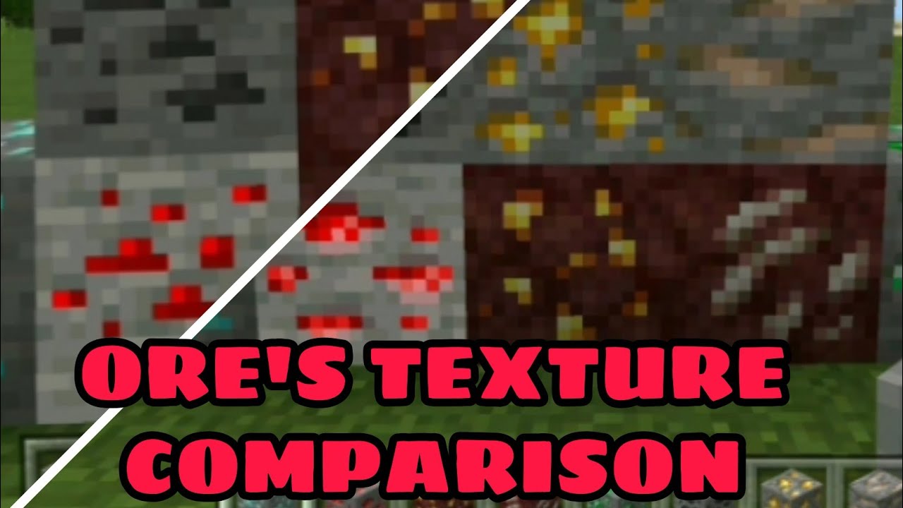 MINECRAFT ORE'S TEXTURE COMPARISON 1.17 AND 1.16 ( CAVE AND CLIPS ...