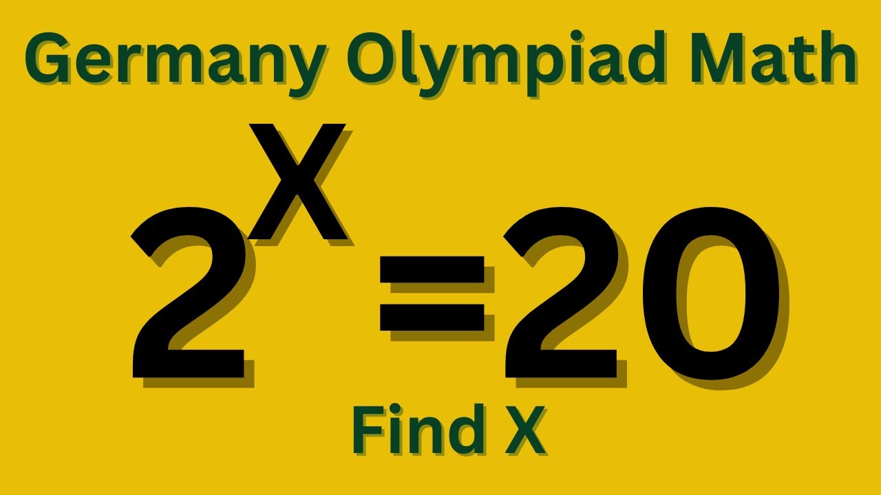 Germany | Can You Solve This? 🤔 Germany's Math Olympiad Challenge ...