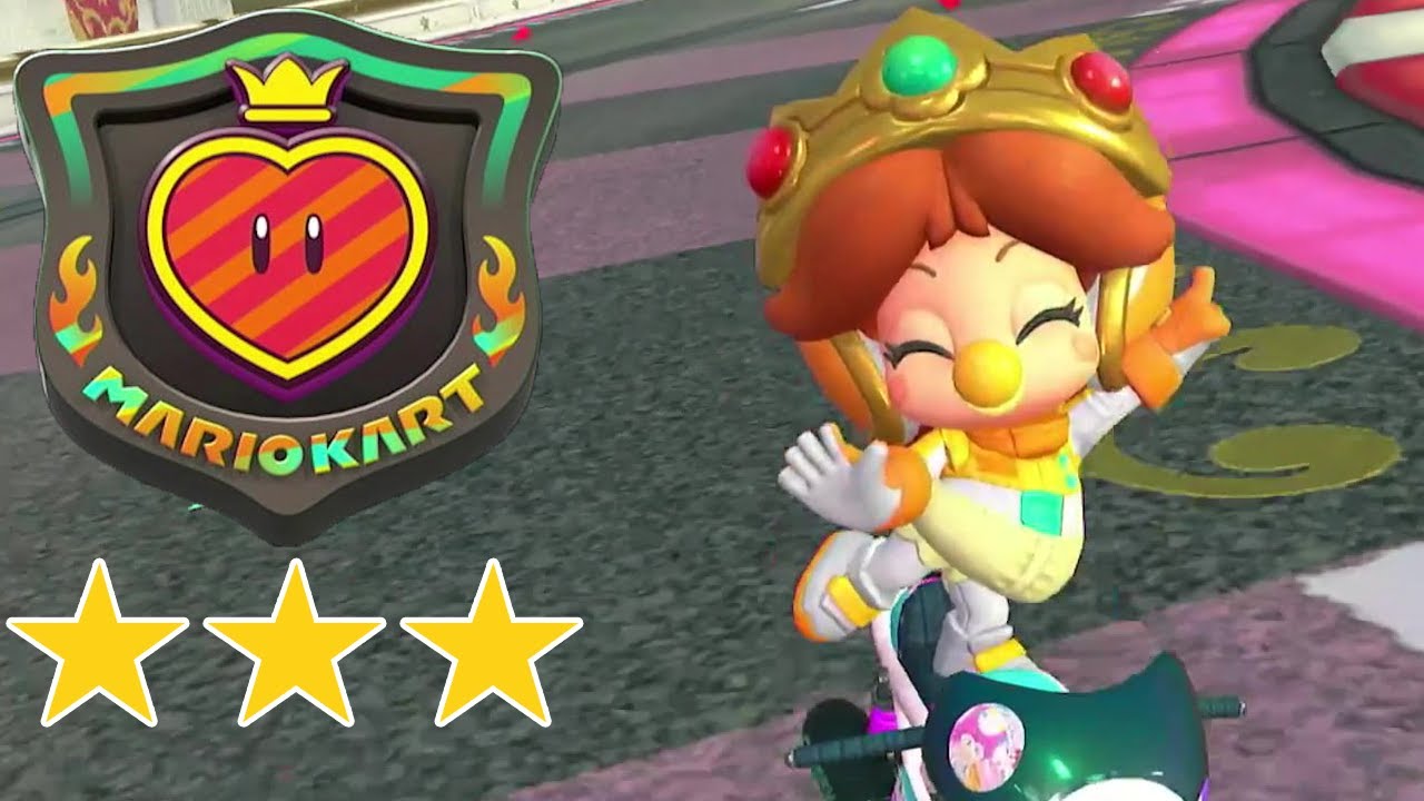Mario Kart World - Heart Rally Knockout Tour 150cc (Baby Daisy Gameplay ...