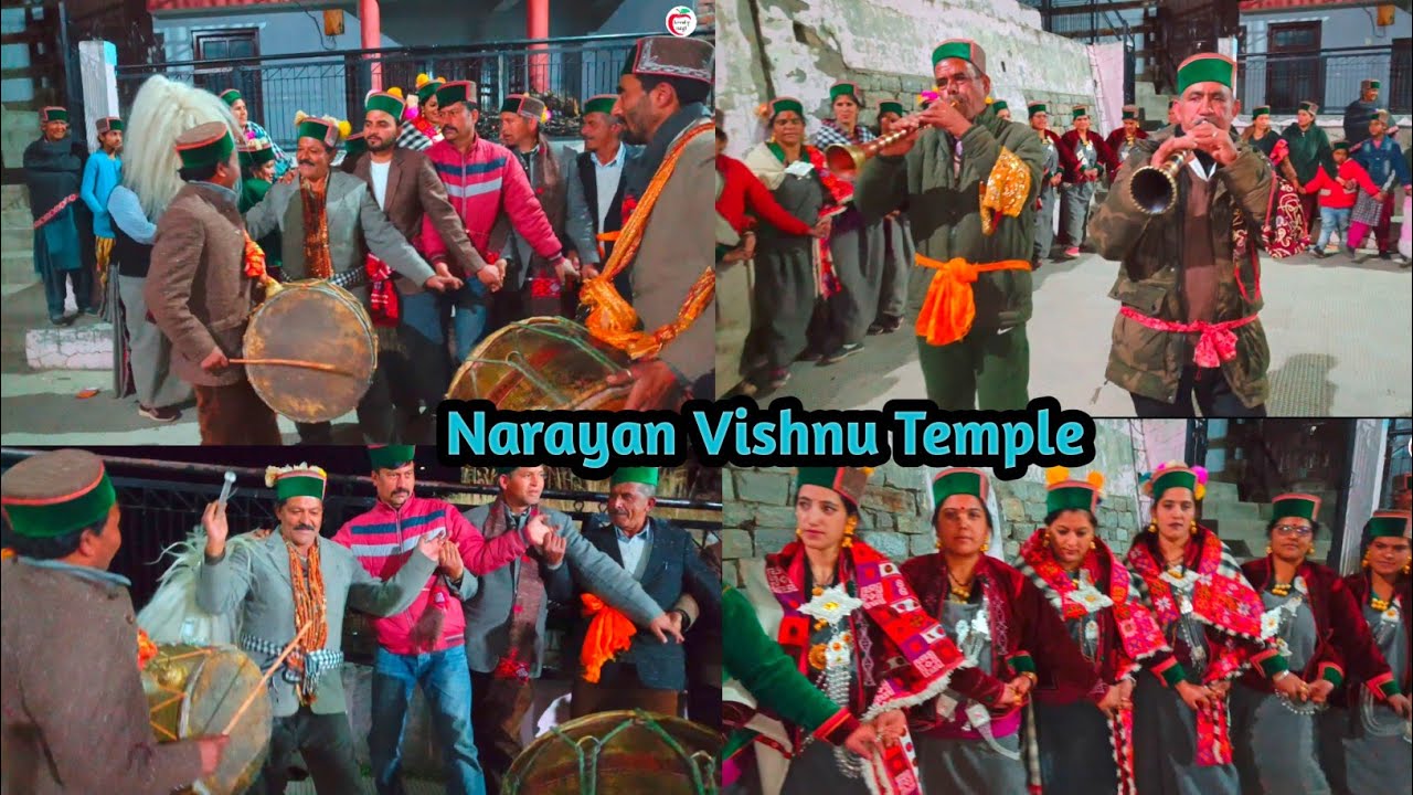 kinnauri Traditional Dance || Narayan Vishnu Temple || Sapni Kinnaur ...