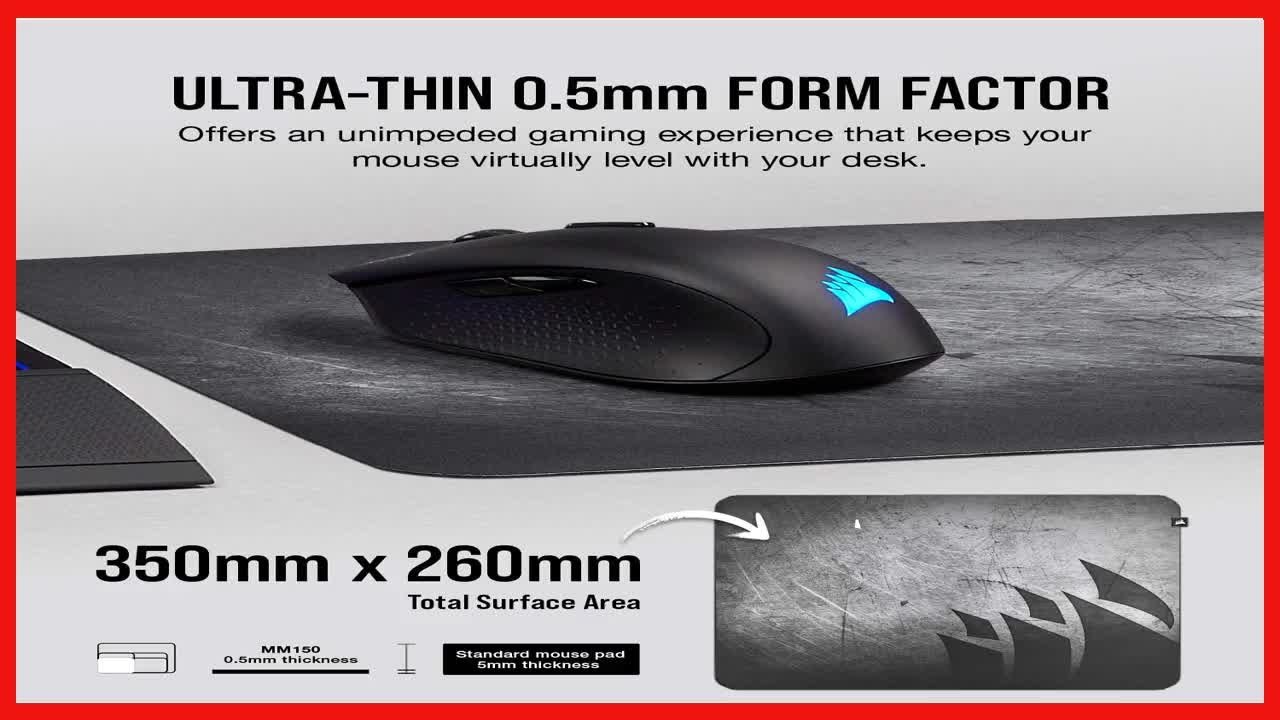 Great product - Corsair MM150 Ultra-Thin Gaming Mouse Pad – Medium ...