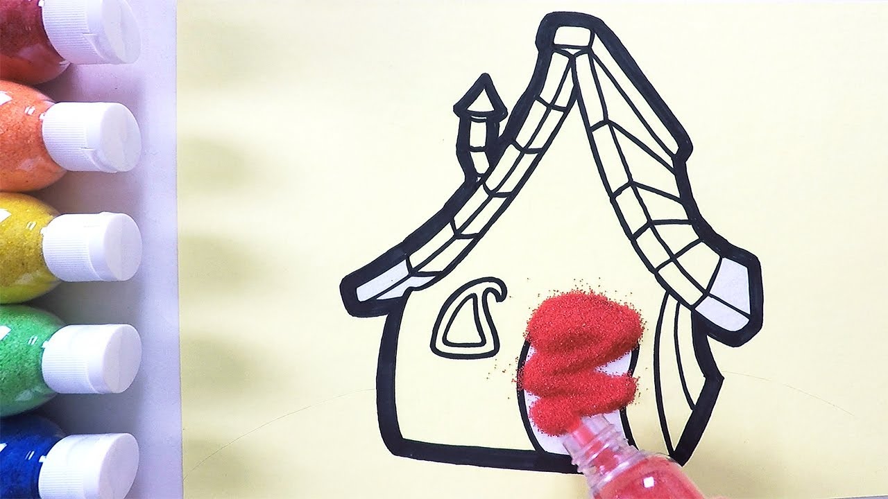 Magic House coloring & drawing ㅣ 마술의 집 그리기 색칠하기 - YouTube