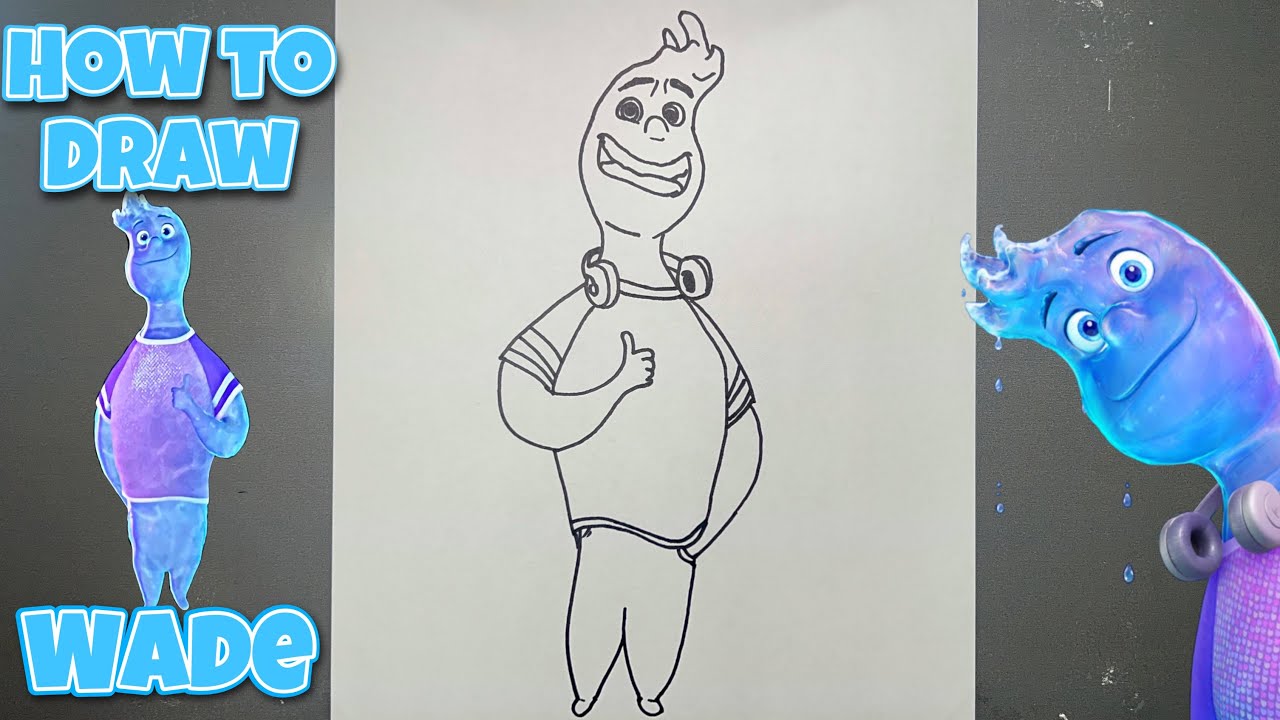 HOW TO DRAW WADE | Elemental | Step by Step Tutorial #drawing # ...