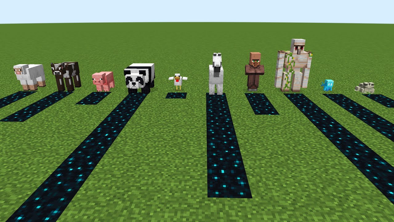 Sculk Generation by all Passive and Neutral Mobs in Minecraft - Which ...