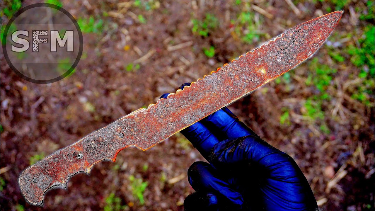 Restoration Rusty Survival Knife - YouTube