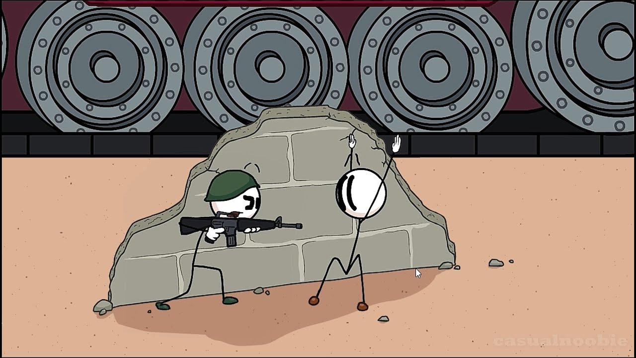 Green AMONG US crewmate in Henry Stickmin Collection (Completing the ...