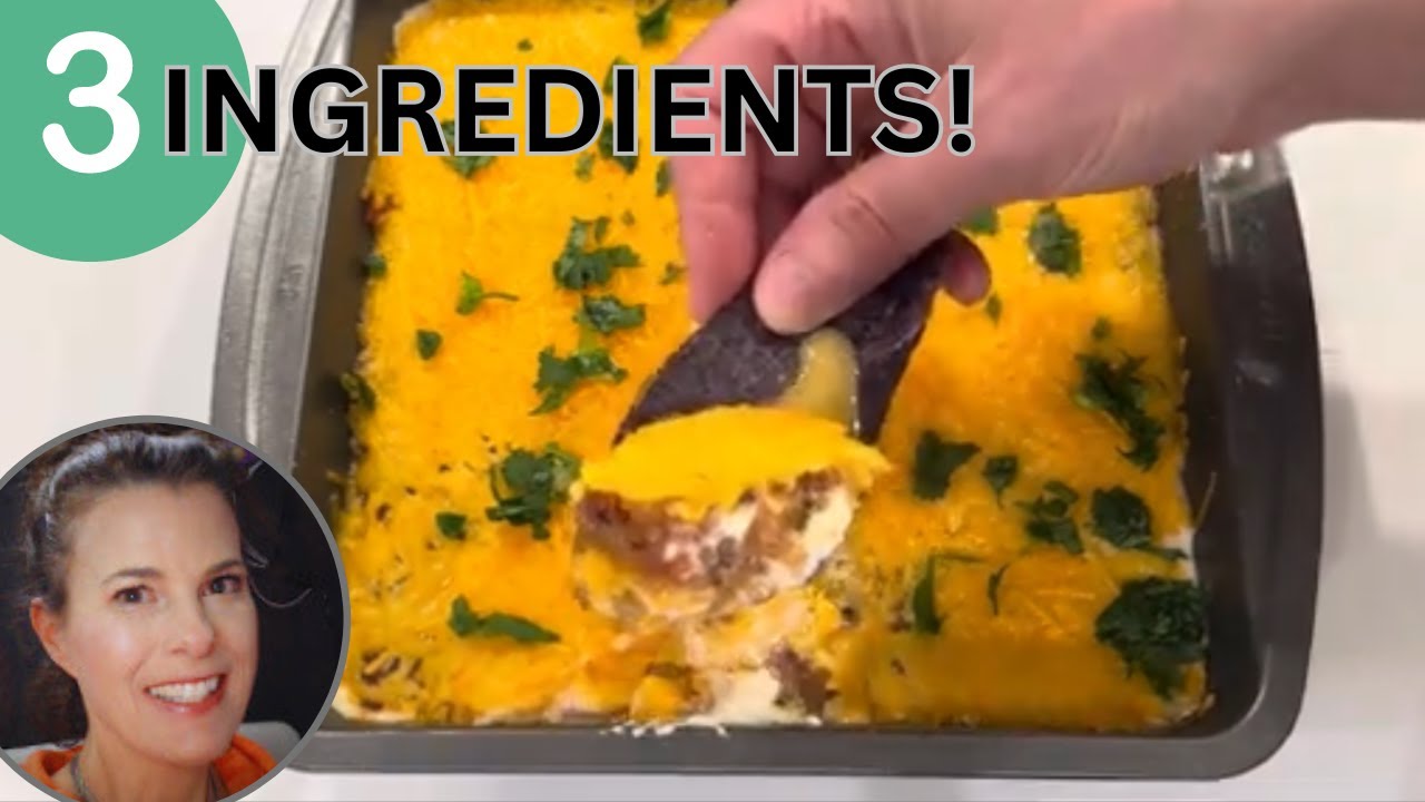 Easy 3 Ingredient Dip 🏈 Game Day | Super Bowl Dip - YouTube