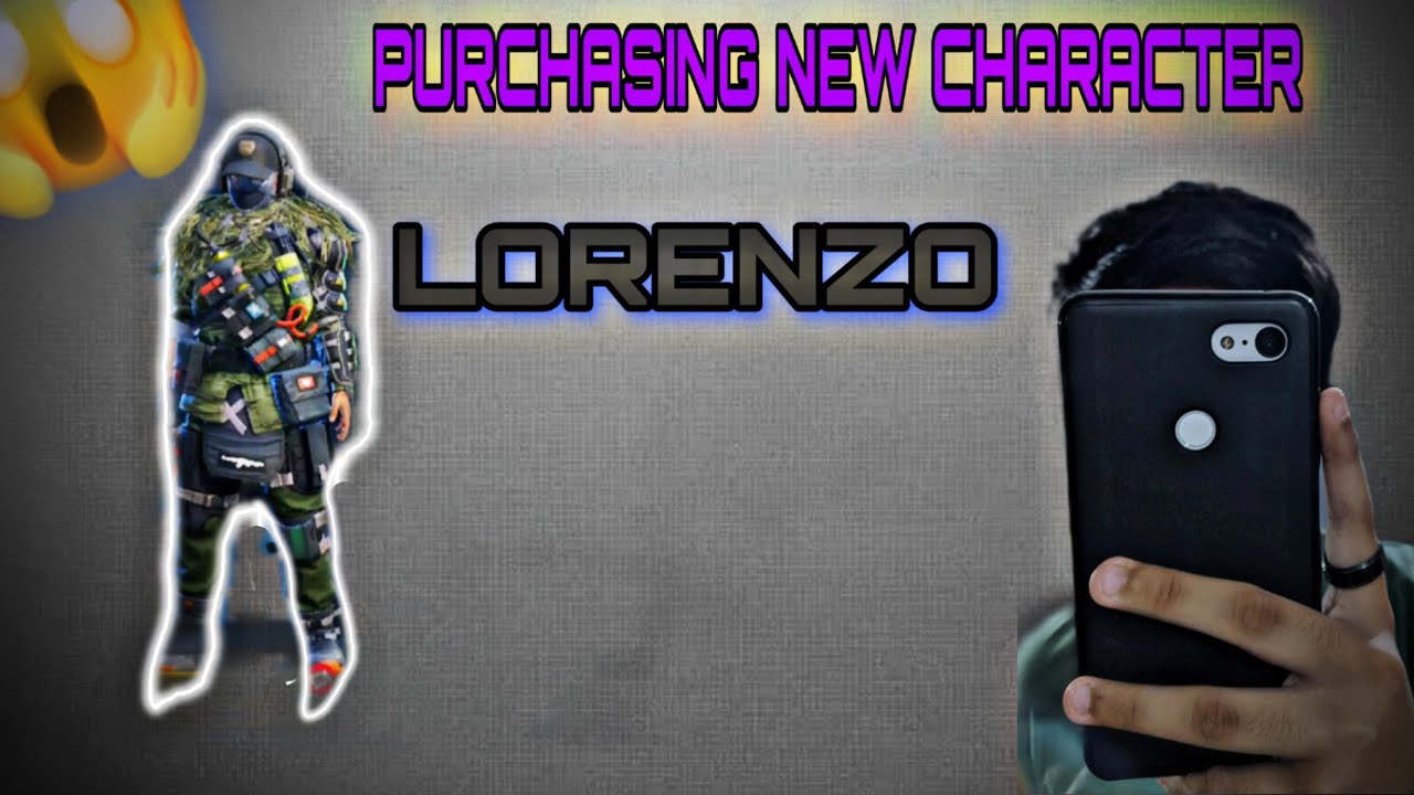 PURCHASING NEW CHARACTER FREE HOW TO GET FREE LORENZO CHARACTER - YouTube