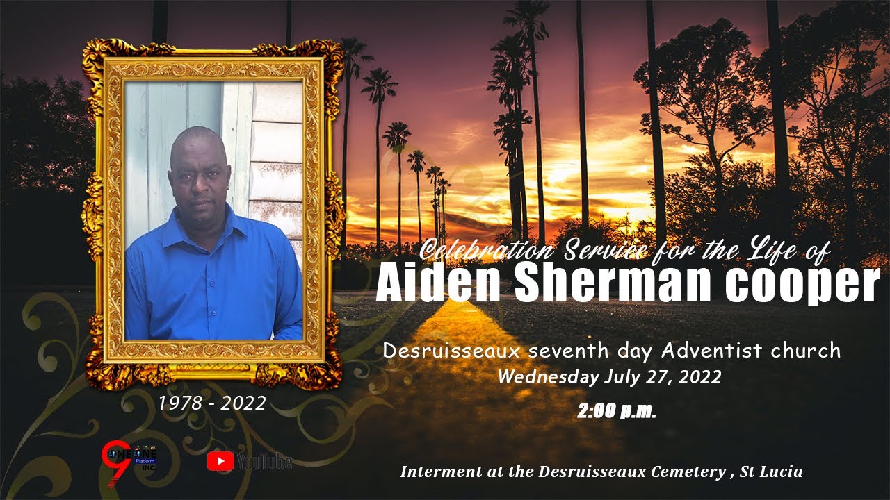 Celebrating The Life Aiden Sherman cooper at Desruisseaux seventh day ...
