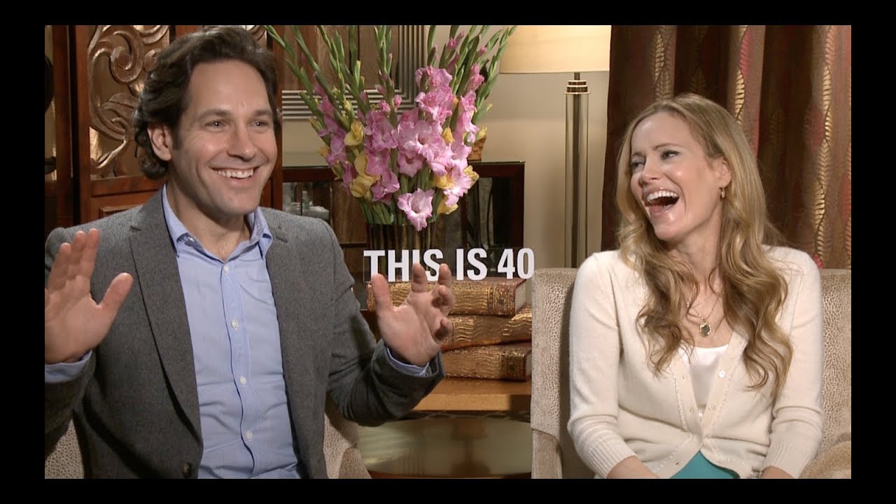 Paul Rudd and Leslie Mann Interview for THIS IS 40 - YouTube