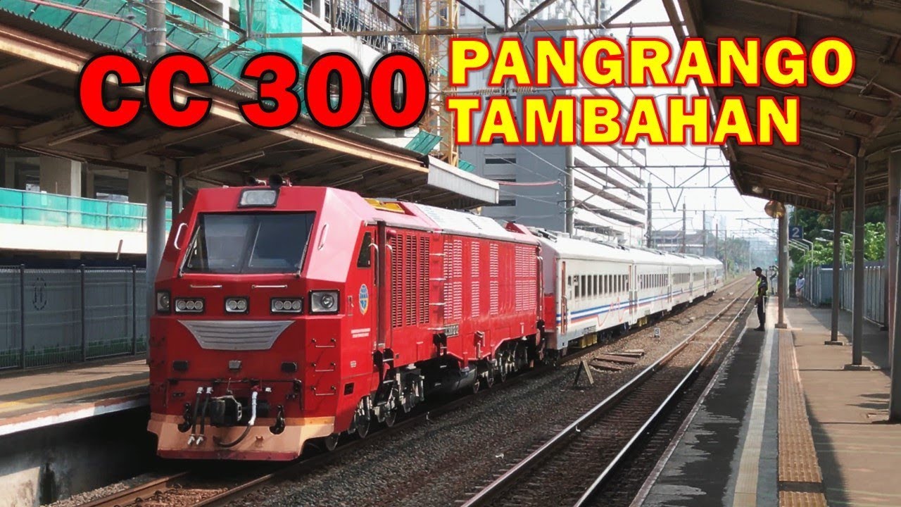 CC 300 NGEBUT !!! Lokomotif MERAH CC 300 Buatan Anak Bangsa Ujicoba ...