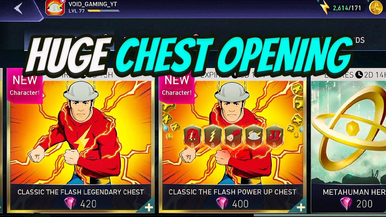 Classic Flash Chest Opening | Injustice 2 Mobile - YouTube