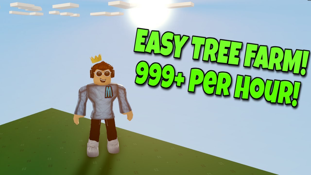HOW TO MAKE A EASY TREE FARM IN ROBLOX ISLANDS!🌲 - YouTube