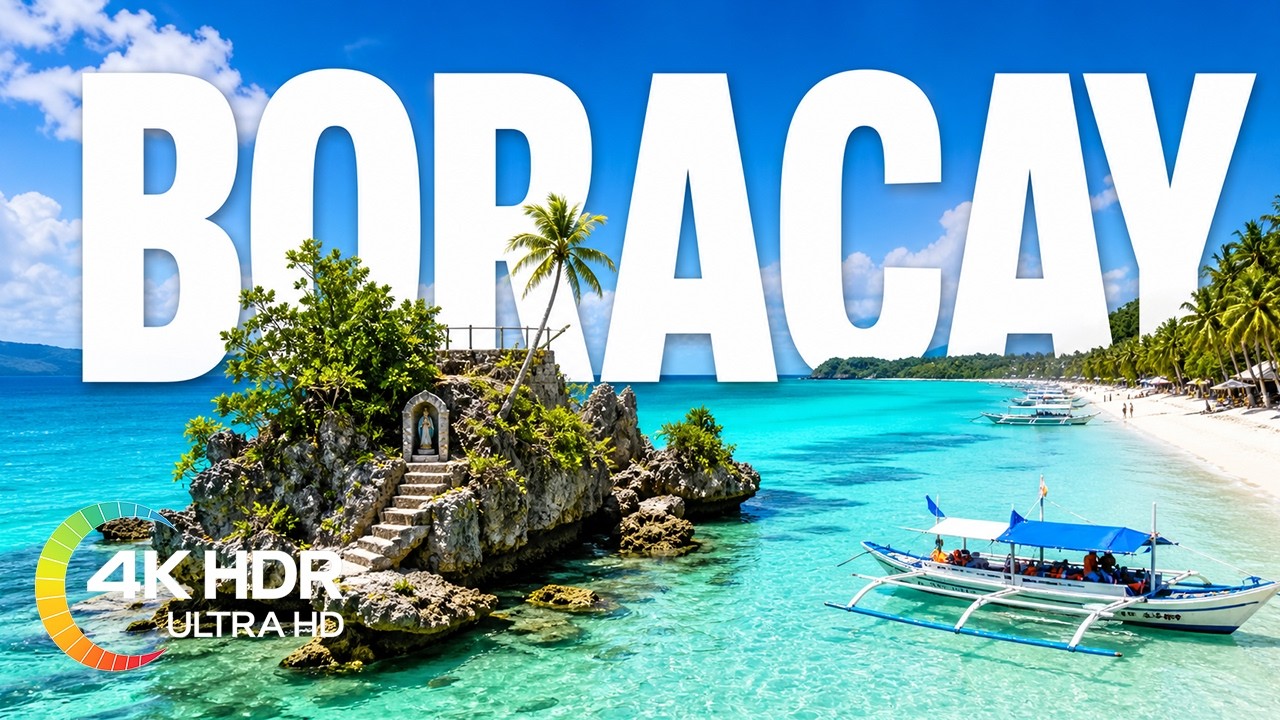 Watch Boracay Island, Philippines in 4K Video Ultra HD with Relaxing ...