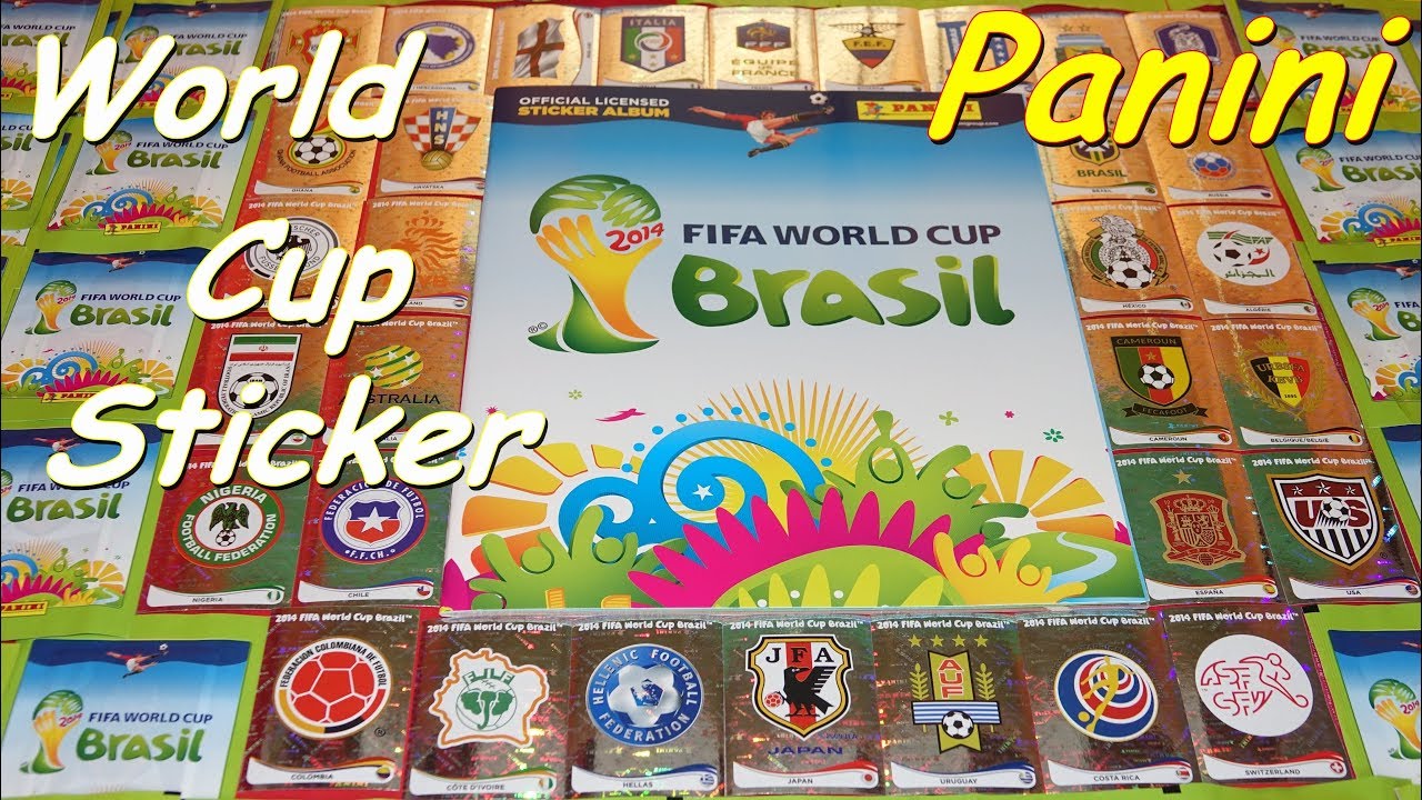 PANINI Sticker FIFA World Cup Brasil 2014 unboxing stickers in new ...